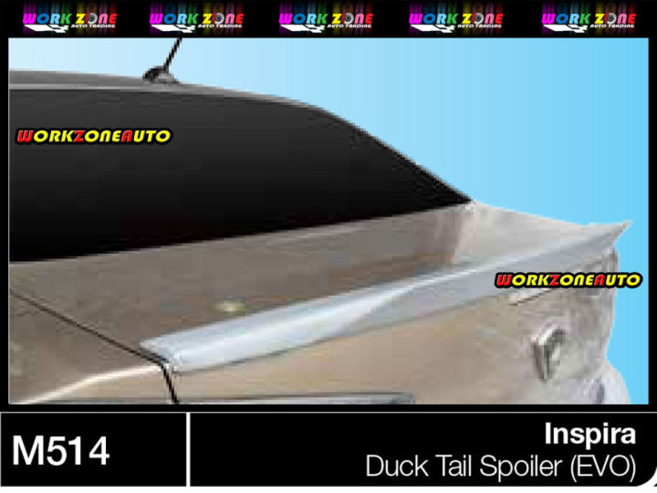M514 Proton Inspira Mitsubishi Lancer Fiber Duck Tail Spoiler (Evo ...