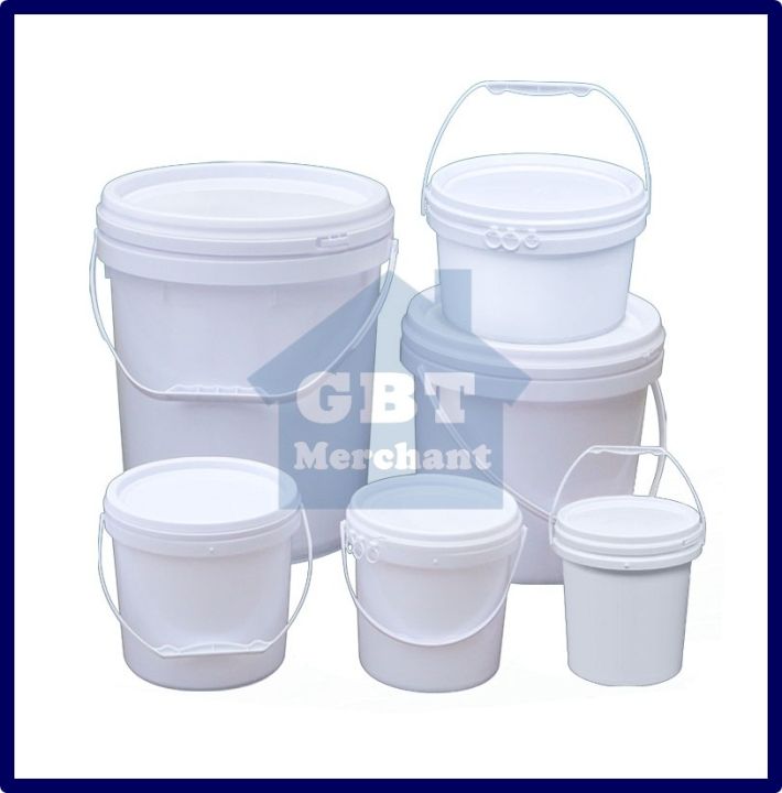 5L / 10L / 15L / 20L Plastic Bucket With Handle And Lids Food Grade ...