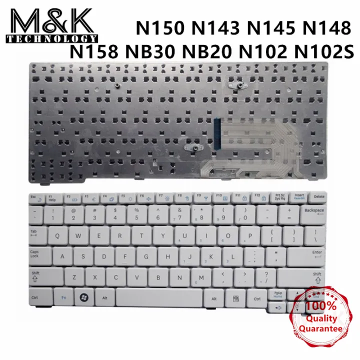 Laptop Keyboard Suited for Samsung N148 N150 N100 N100S N143 NB30 N102S ...