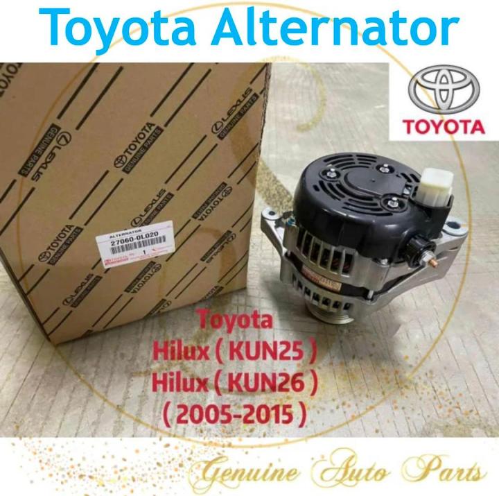 ( 100% ORIGINAL ) TOYOTA HILUX KUN25 HILUX KUN26 ALTERNATOR ( 27060 ...
