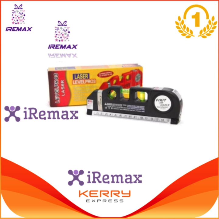 iRemax Fixit อุปกรณ์วัดระดับน้ำ 3 IN 1 (วัดระดับน้ำ/เลเซอร์/ตลับเมตร ...