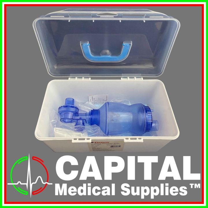 Ambu Bag PVC Manual Resuscitator Oxygen Tube Mask Bag Valve Mask (Adult ...