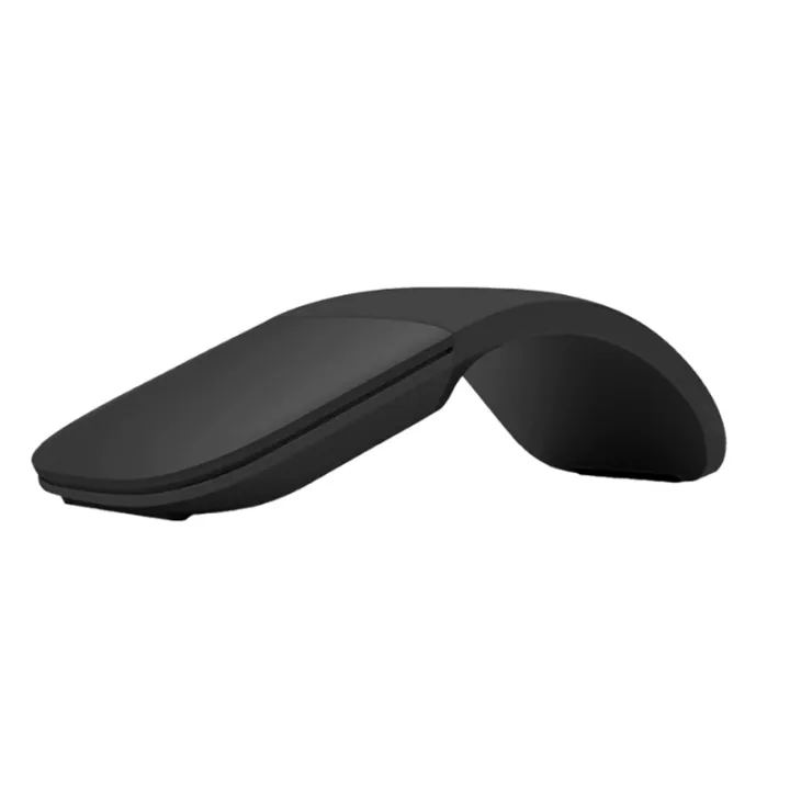 【eryu01】Bluetooth Folding Wireless Mouse Foldable Arc Touch Mini Mice ...