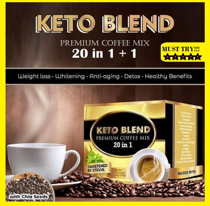 Keto Blend Premium Coffee Mix 20 in 1 (10 sachets x 21g) | Lazada PH