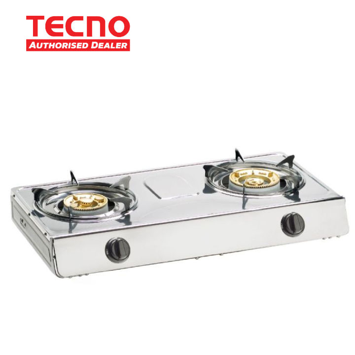 Tecno Double Burner Stainless Steel (Glossy) Table Cooker with Safety ...