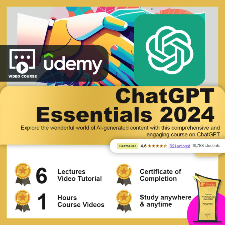 [Video Course] ChatGPT Essentials 2024 | Lazada