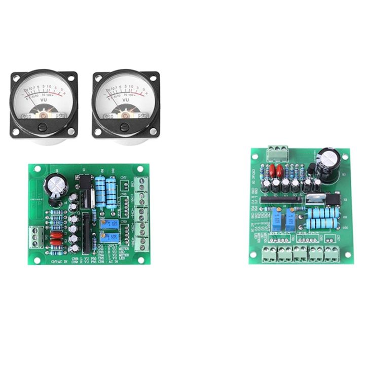 DC 9-12V VU Level Audio Meter Driver Board DB Level Meter Amplifier IC ...