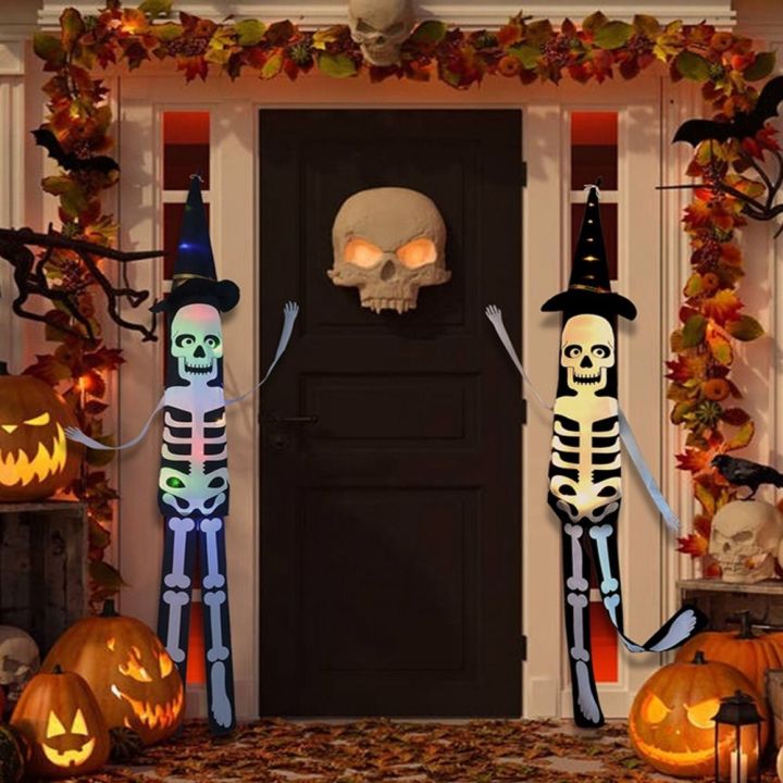 GHKD 1Pcs Glowing LED Home Garden Haunted House Halloween Party Ghost ...