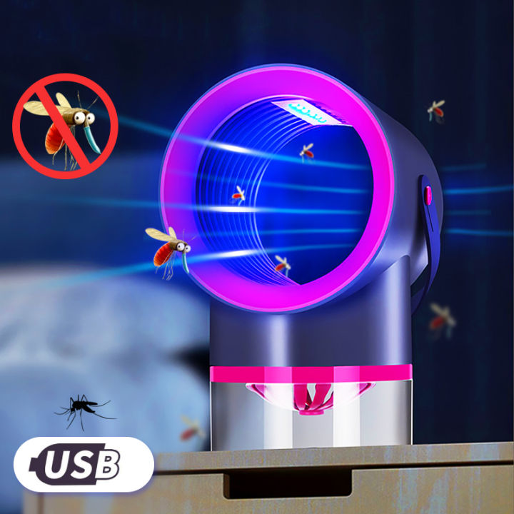 Mosquito Killer Lamp USB Powered UV Electric Photocatalytic No Noise No Radiation Insect Killer ...