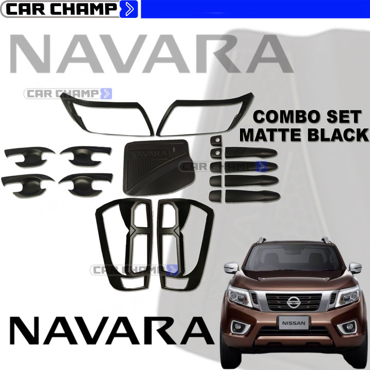 Nissan Navara NP300 2016 to 2020 EL V1 Combo Set Garnish Cover Matte ...