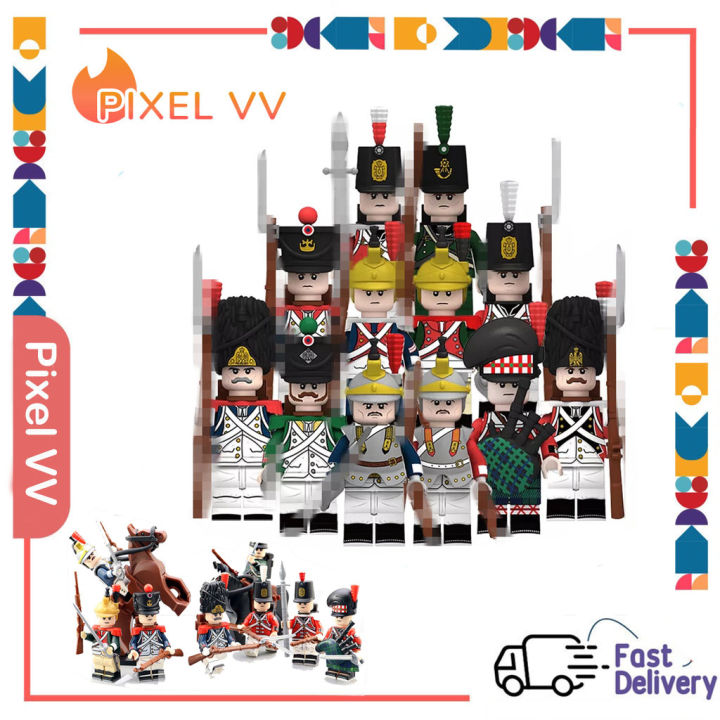 Napoleonic Wars Minifigures British French Swiss Dutch Spanish Italian ...