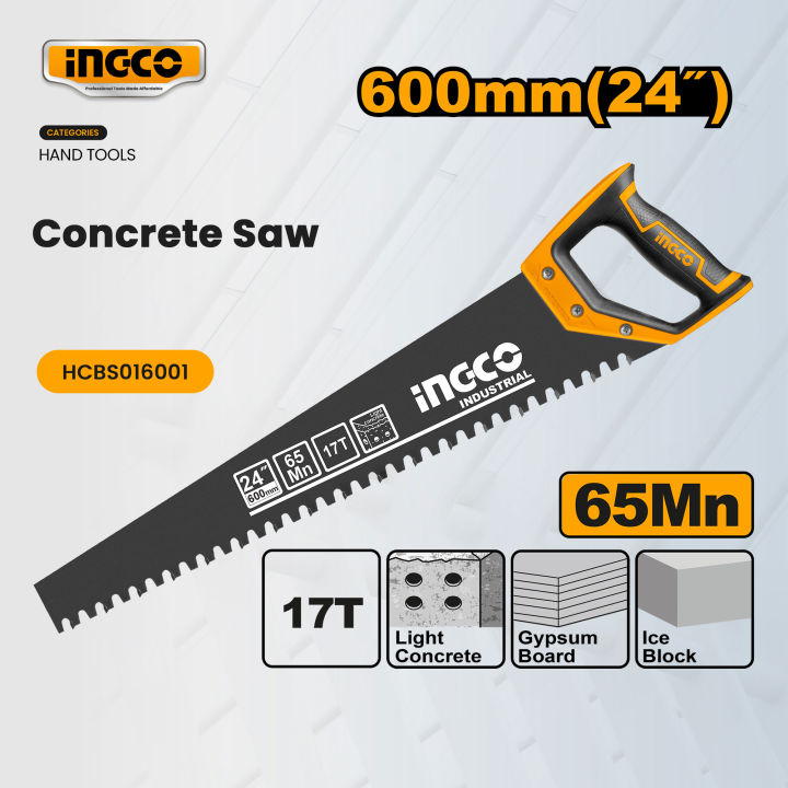 Ingco Light Concrete Saw 24"/600mm for Hollow Blocks HCBS016001 IHT ...