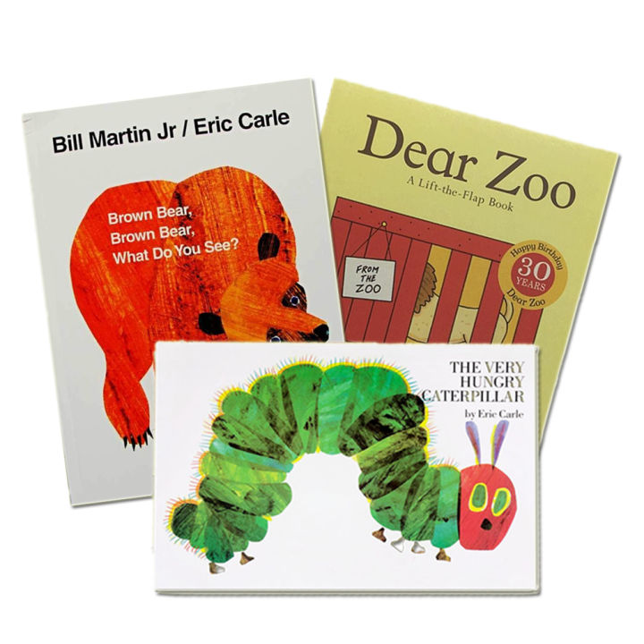 1/2/3 Books Paperback The Very Hungry Caterpillar Book / Dear Zoo ...