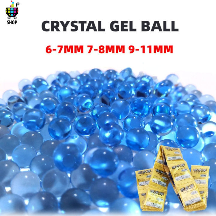 10bags 7-8mm Bagged Water Ball Gel Colorful Crystal Kids Toys Growing ...