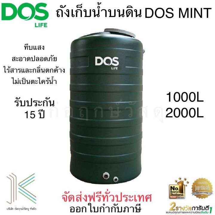 ถังเก็บน้ำบนดิน DOS MINT (มี 2 ขนาด) | Lazada.co.th