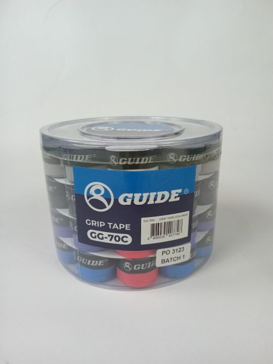 Guide Tennis Grip Tape Assorted Colored New Colors x 60 pcs | Lazada PH