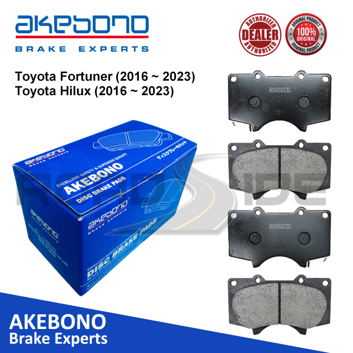 Akebono Front Brake Pads for Toyota Hilux (2016 - 2023), Toyota ...