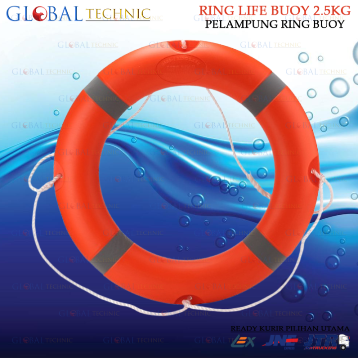 Ring Life Buoy 2.5KG Marine Safety / Pelampung Ring Buoy Kapal Penyelamatan 2.5KG | Lazada Indonesia