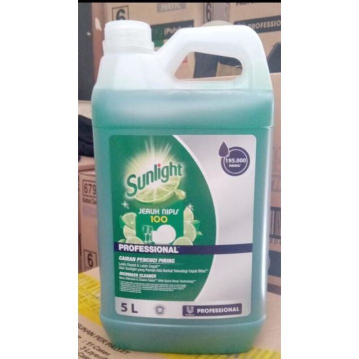 SUNLIGHT PROFESSIONAL PENCUCI PIRING 5 LITER | Lazada Indonesia