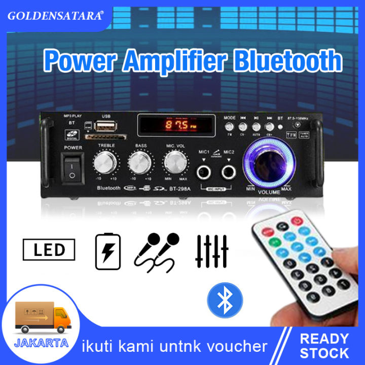 Power Amplifier Ampli Bluetooth BT-298A Bluetooth Mini Power Amplifier ...