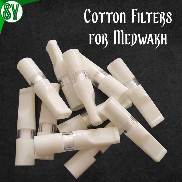 White Cotton Filter Tip for Small Wooden Pipe | Lazada PH