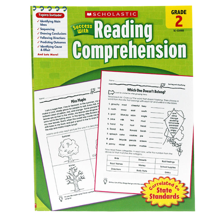 Academic success with reading comprehension (grade 2) | Lazada PH