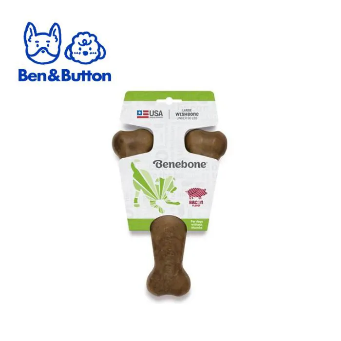 Benebone Wishbone LARGE - BACON | Lazada Indonesia