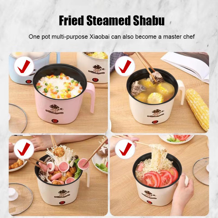 【Free gift】1.8L Non Stick Electric Pot Multi Cooker Mini Rice Cooker ...