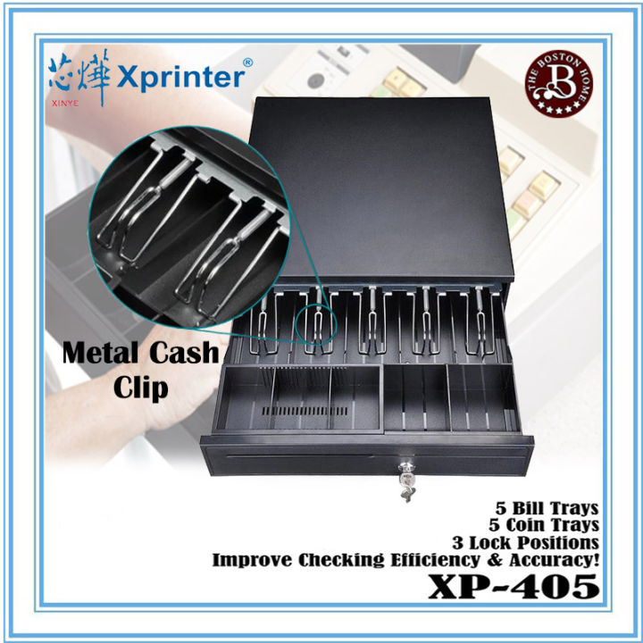 Xprinter XP-405 Heavy Duty Cash Drawer Manual and Automatic POS System ...