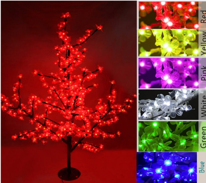 480 LED 1.7M OUTDOOR CHERRY BLOSSOM LED TREE LIGHT FOR HARI RAYA ...