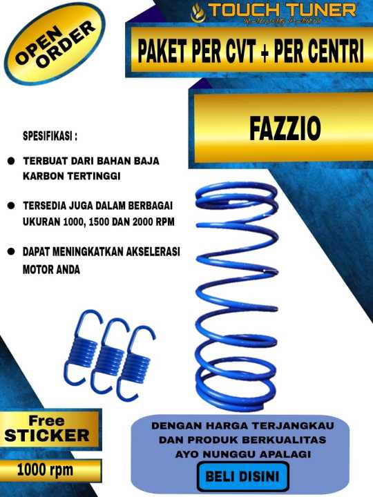 PER CVT + PER CENTRI 1000RPM MOTOR MATIC FAZZIO | Lazada Indonesia