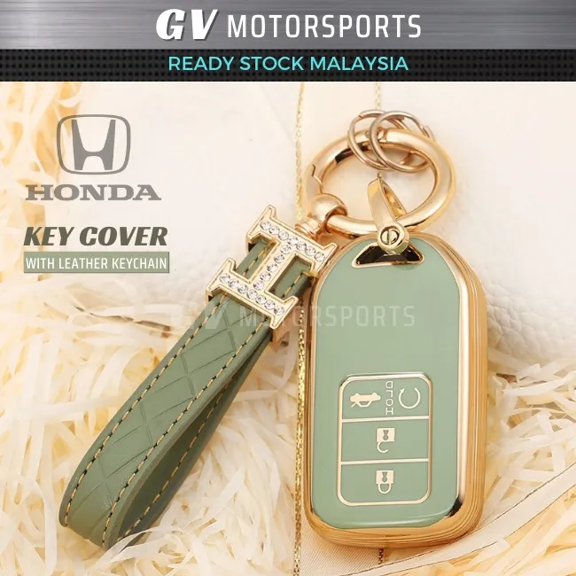 Honda Key Cover Case Car TPU Fob Keychain For Honda City CRV CR-V Fit ...