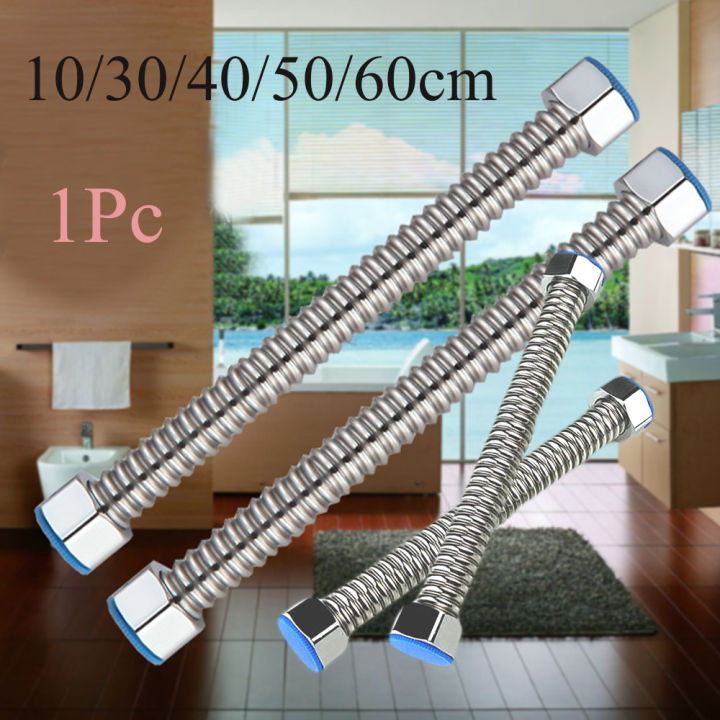 【Ready Stock/COD】G1/2" Thickened Home Durable Stainless Steel Water ...