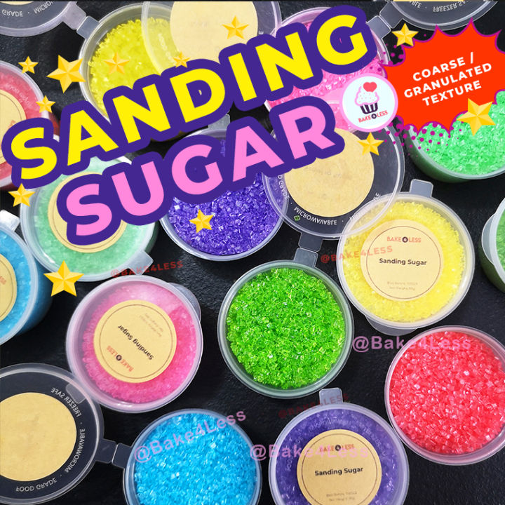 Sanding Sugar 20g/30g / Coarse Colored Sugar / Edible Topper | Lazada PH