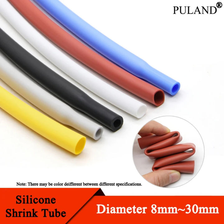 Silicone Heat Shrink Tube 0.8~30mm Diameter Flexible Cable Sleeve ...