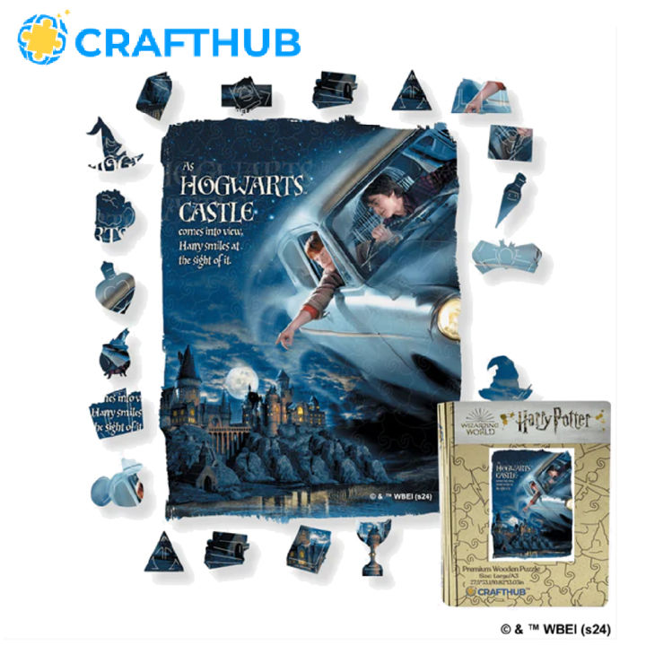 Crafthub Harry Potter - Hogwarts Castle Journey Wooden Jigsaw Puzzle ...