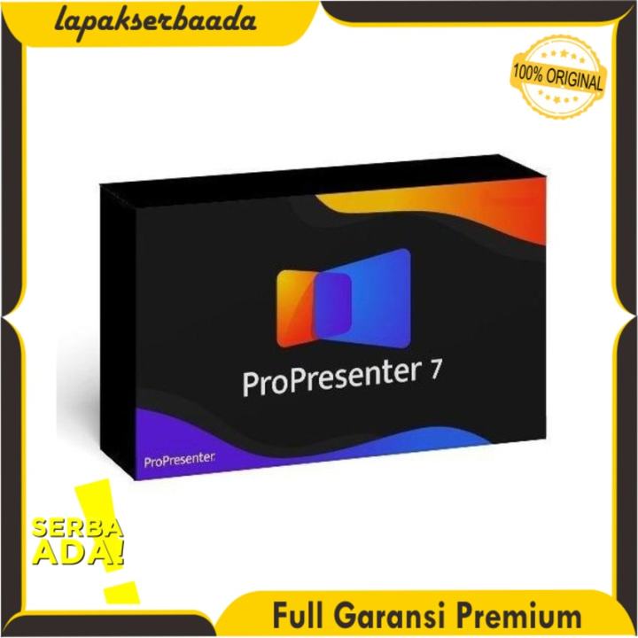 ProPresenter 7 Aplikasi Presentasi Lengkap Windows | Lazada Indonesia