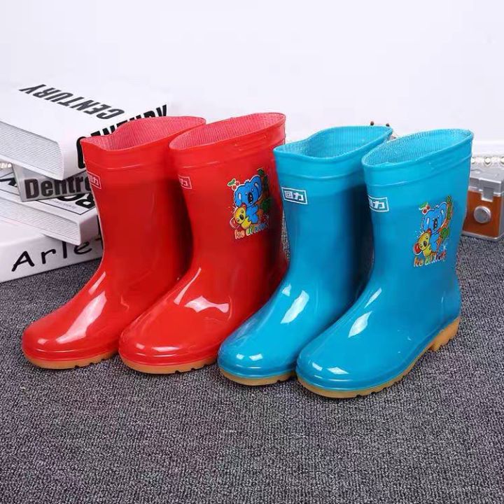 Kids Classic Plain Colors Rain Boots for Boys and Girls (MUST ADD 2-3 ...