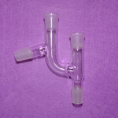 yingke 24/29 Four Way Claisen Distillation Connecting Glass Adapter Lab ...