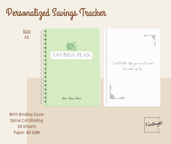 Personalized/Customized Savings Planner, Savings Challenge Tracker ...