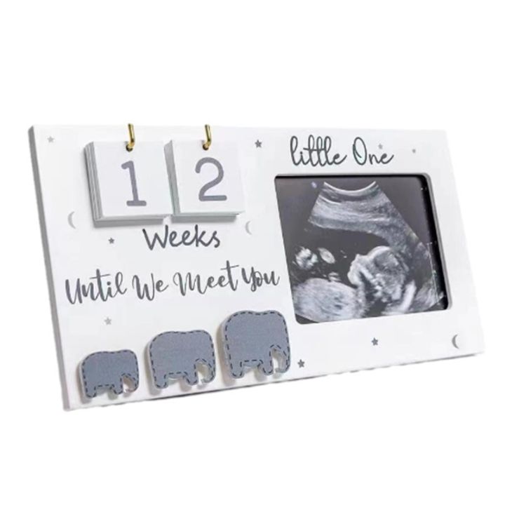 JJM MALL】-1 PCS Baby First Scan Photo Frames Pregnancy Announcement ...