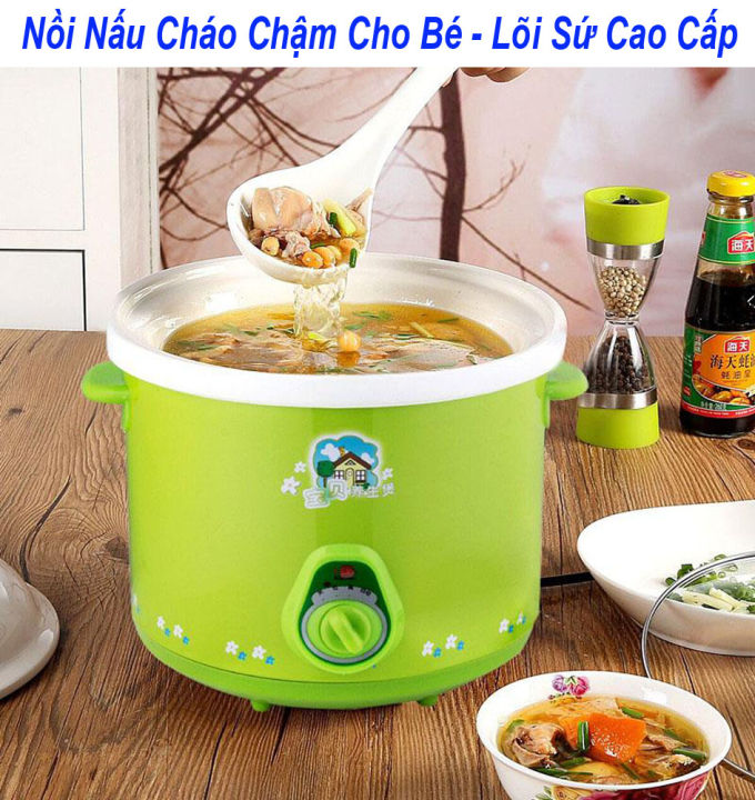 Nồi Hầm Cháo Cho Bé, Nồi Nấu Cháo Chậm, Cách Nấu Cháo Cho Bé Ăn Dặm ...