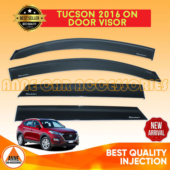 Window Rain Visor for Hyundai Tucson 2016 2017 2018 2019 2020 / 2021 ...