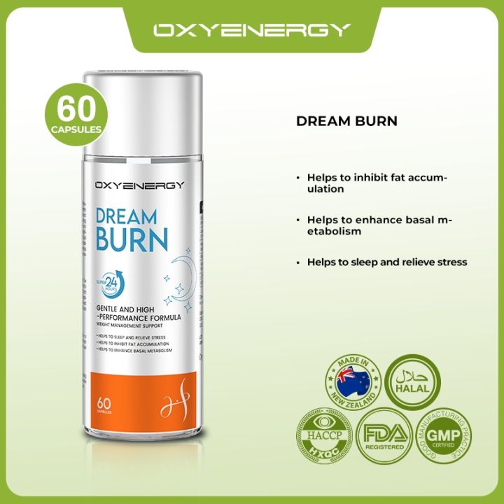 Oxyenergy Dream Burn with Zero Sugar for Sleep & Weight Loss Support ...