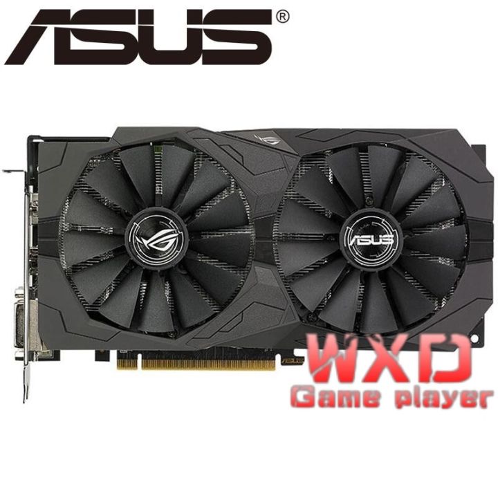 การ์ดจอ ASUS RX 580 8GB 256Bit GDDR5กราฟิกการ์ดสำหรับ AMD RX 500ชุด ...