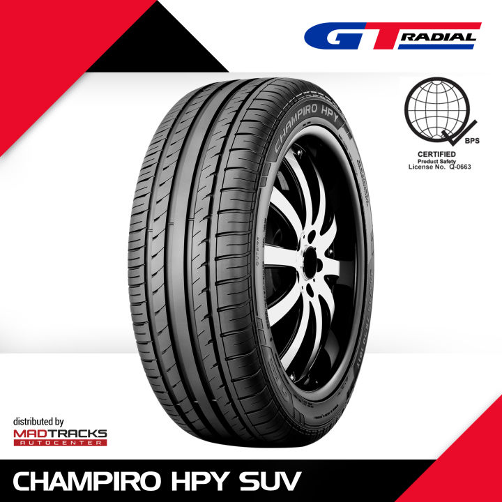 GT Radial 225/65 R17 102V CHAMPIRO HPY SUV Tire (225/65R17 Gajah ...