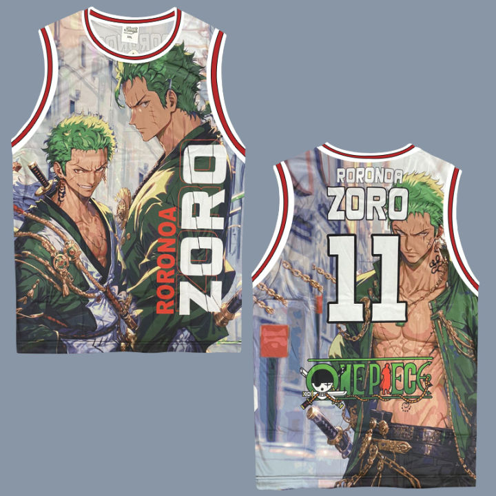 Kinwoo T403#46 Anime One Piece Sublimation Jersey for Mne Cartoon Sando ...