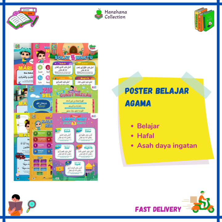 Poster Belajar Agama Berkualiti , Alat Bantu Mengajar , Pra Sekolah ...