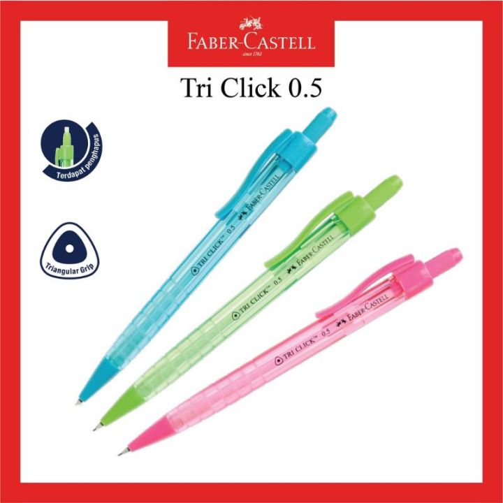 Faber-Castell Mechanical Pencil Tri Click | Lazada Indonesia