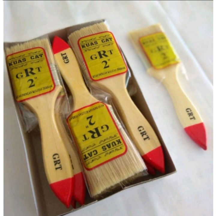 Kuas Cat Kayu Besi Tembok GRT 2 Inch | Lazada Indonesia